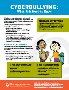 Cyberbullying Prevention Infographics – PACER Center